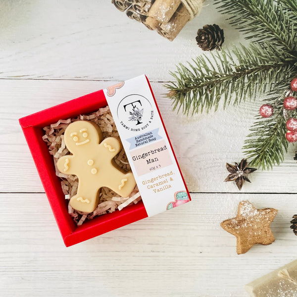 Handmade Gingerbread Man Soap | Christmas Gift | Australian Made ...